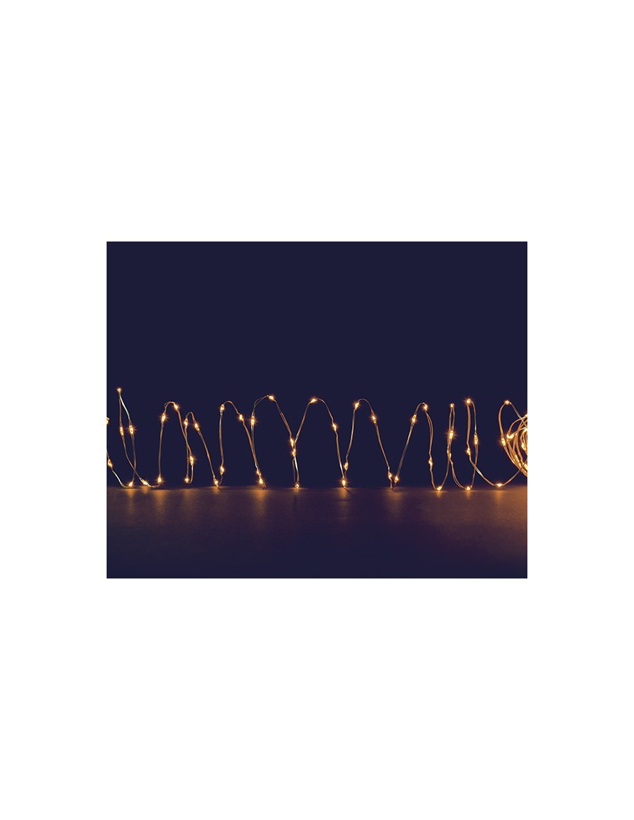 Guirlande Micro LED 7,5m Orange - Blachère Illumination